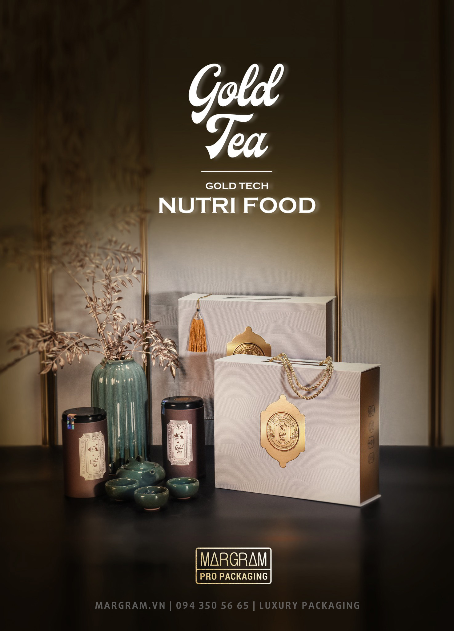Dự án BAO BÌ TRÀ GOLD TEA BY NUTRI FOOD